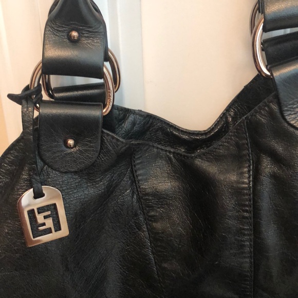 Fendi | Bags | Fendi Diavolo Trapezio Black Leather Hobo Bag | Poshmark